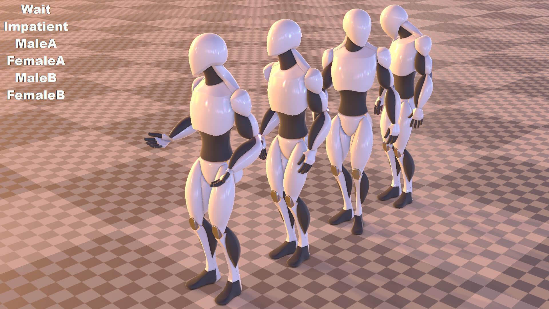 Animo Mocap Line Up - 3D Animation by animo