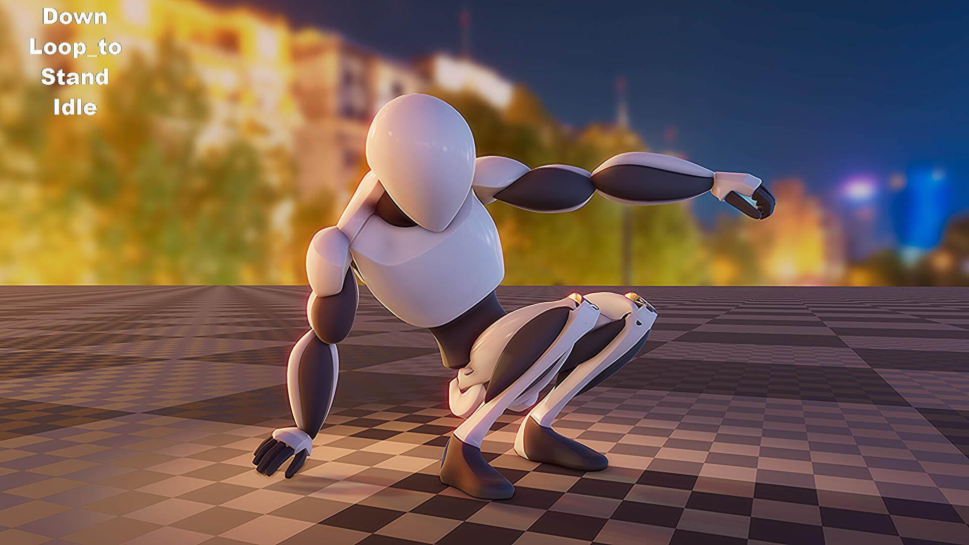 Animo Mocap Snowball Fight - 3D Animation by animo