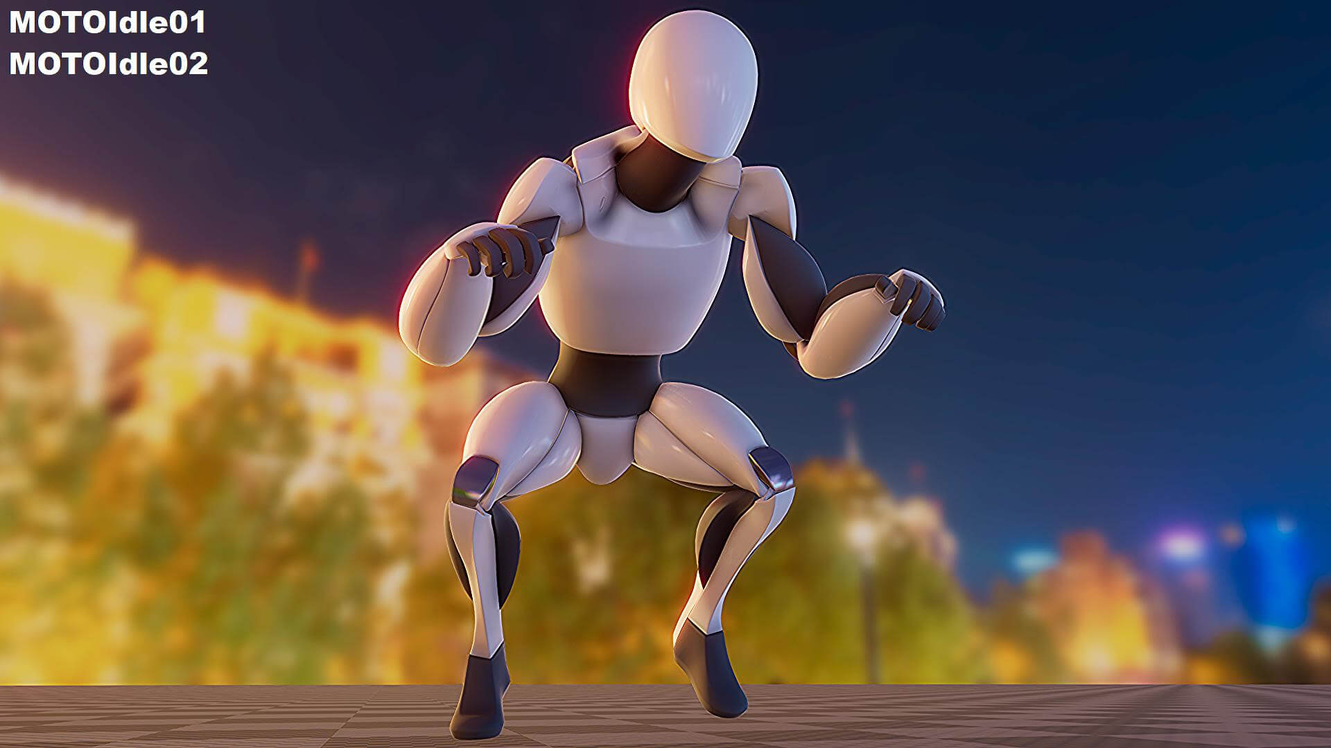 Animo Mocap Motorcycle Riding - 3D Animation by animo