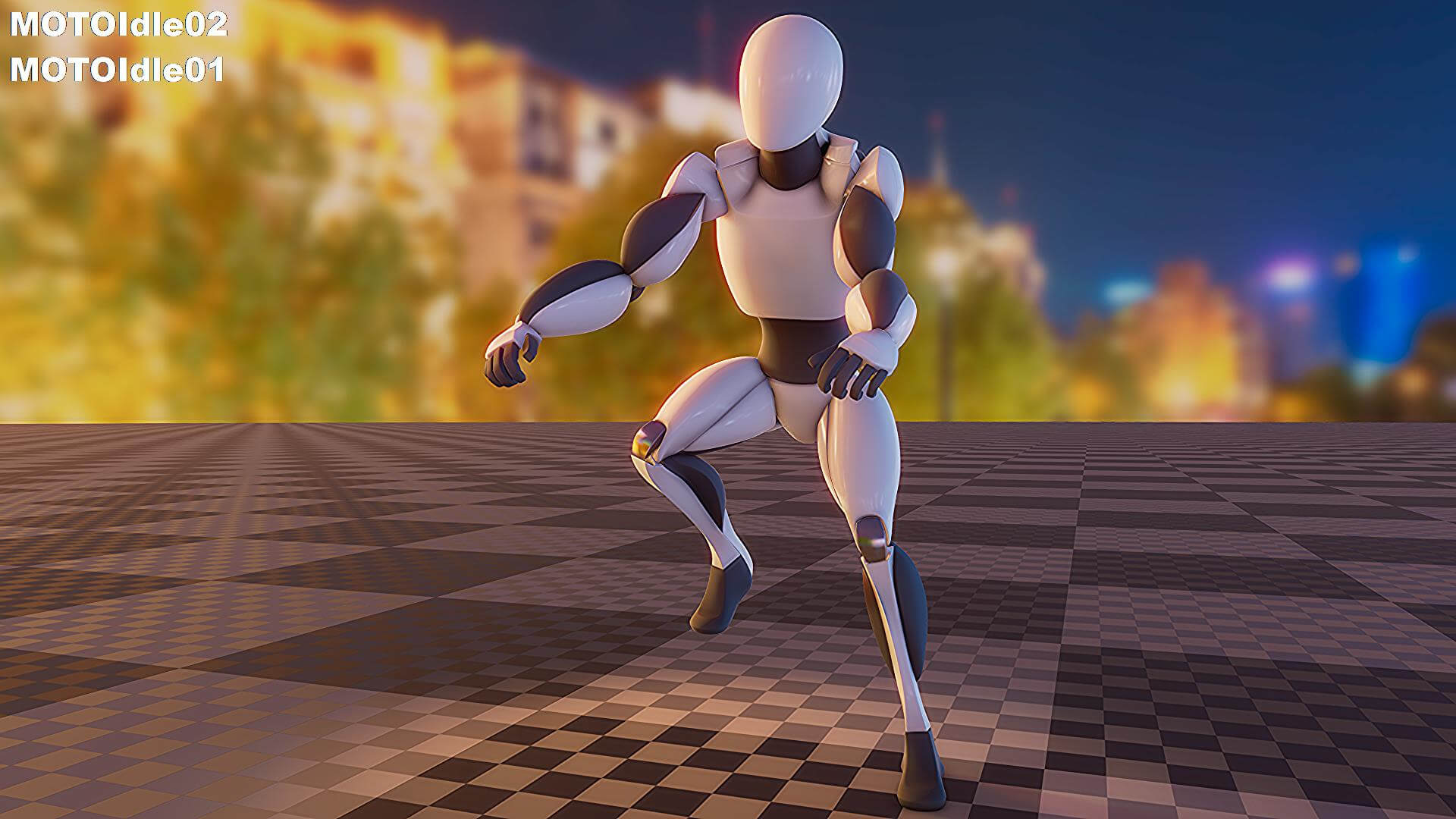 Animo Mocap Motorcycle Riding - 3D Animation by animo