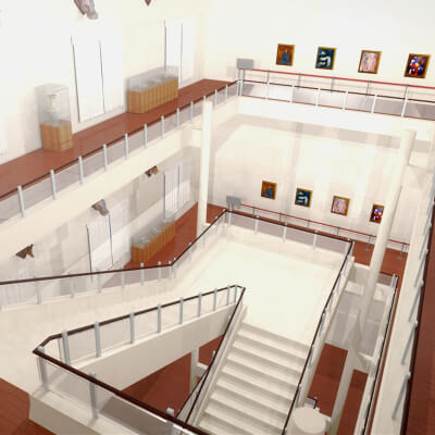 3 Floors Museum - 3D Model by animod