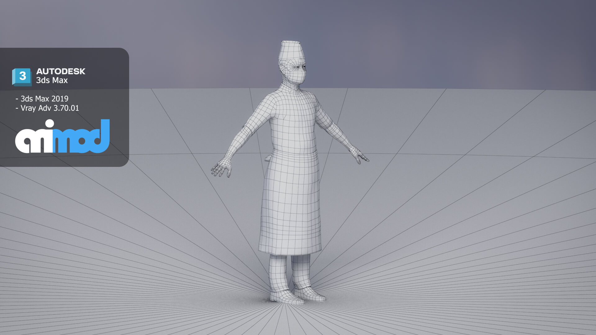 A Cooking Chef - 3D Model by animod