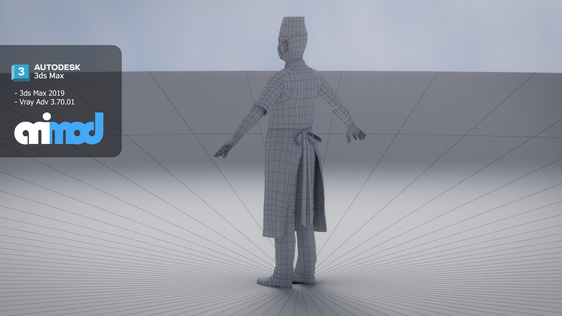 A Cooking Chef - 3D Model by animod