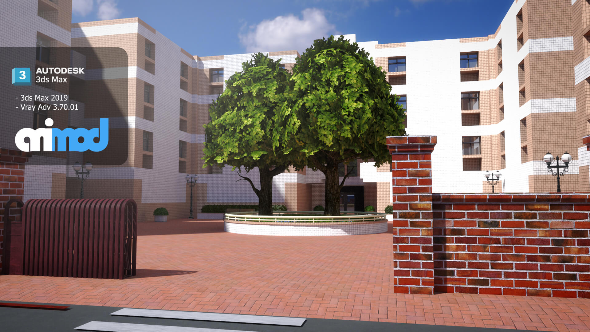Apartment Complex - 3D Model by animod