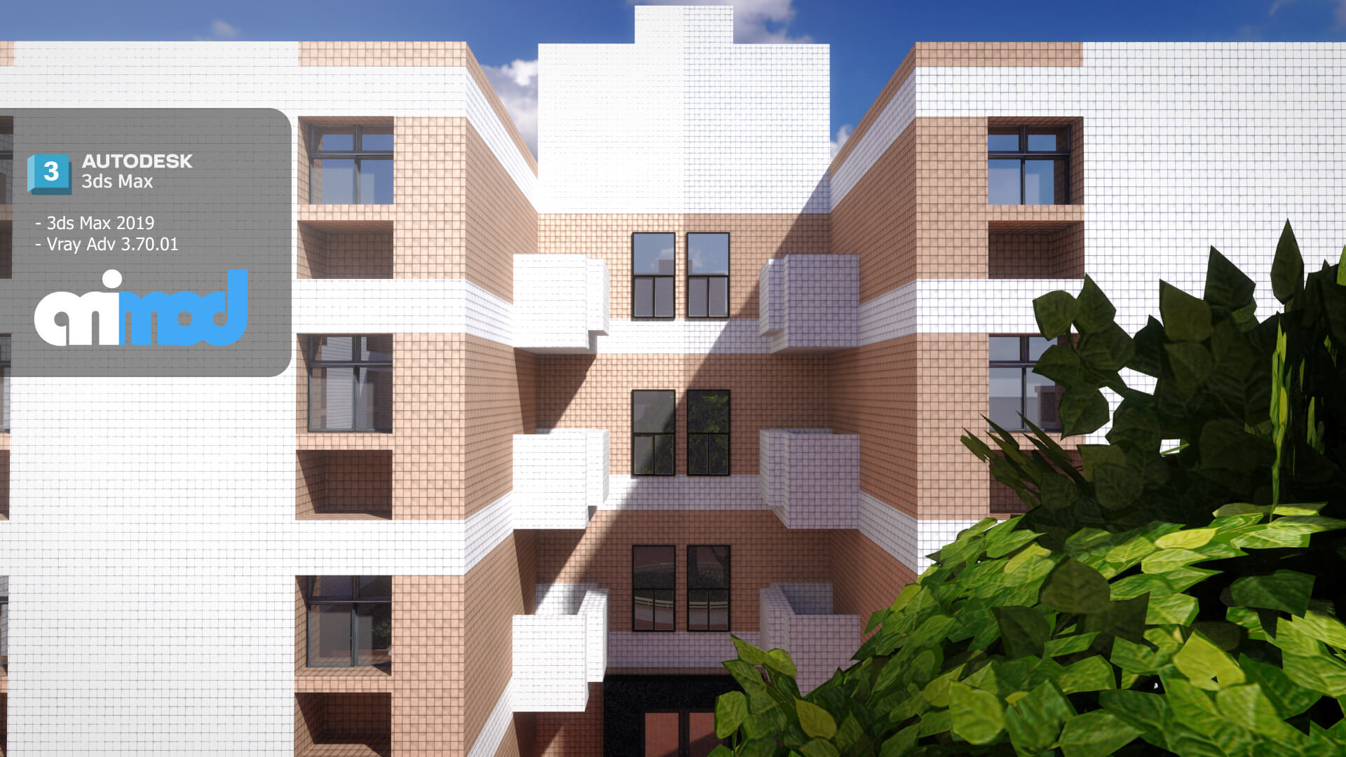 Apartment Complex - 3D Model by animod