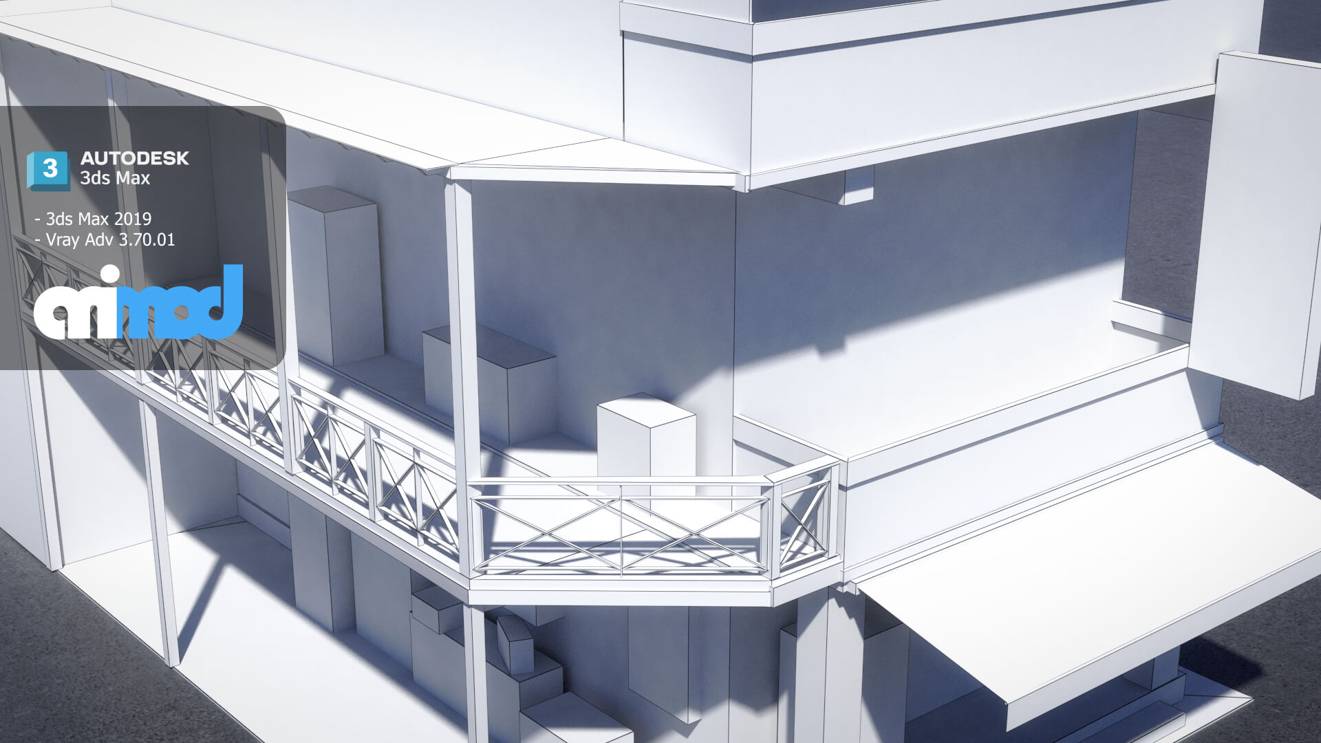 Asian House 0011 - 3D Model by animod