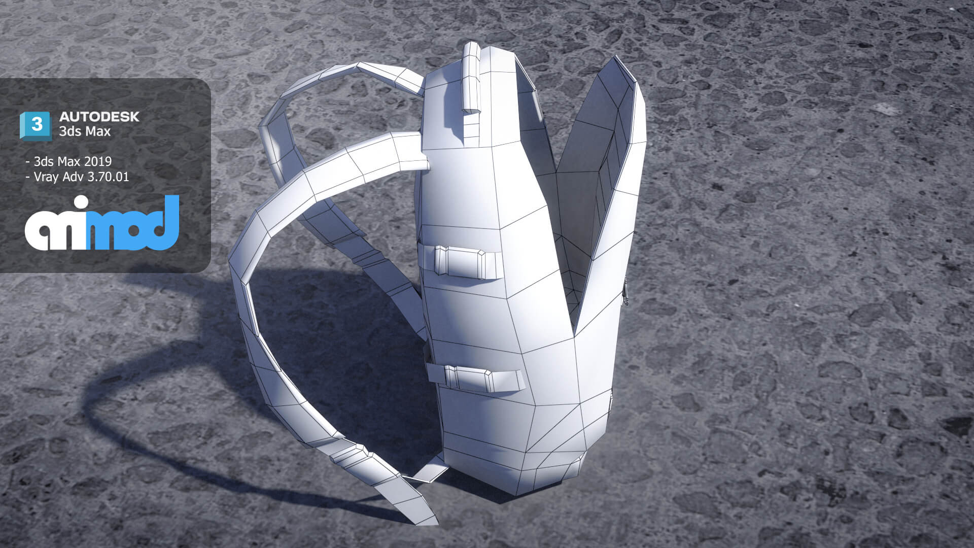Backpack Opened - 3D Model by animod