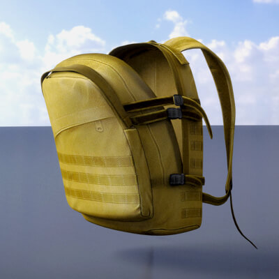 Backpack Rigged - 3D Model by animod
