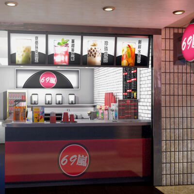 Beverage Store - 3D Model by animod