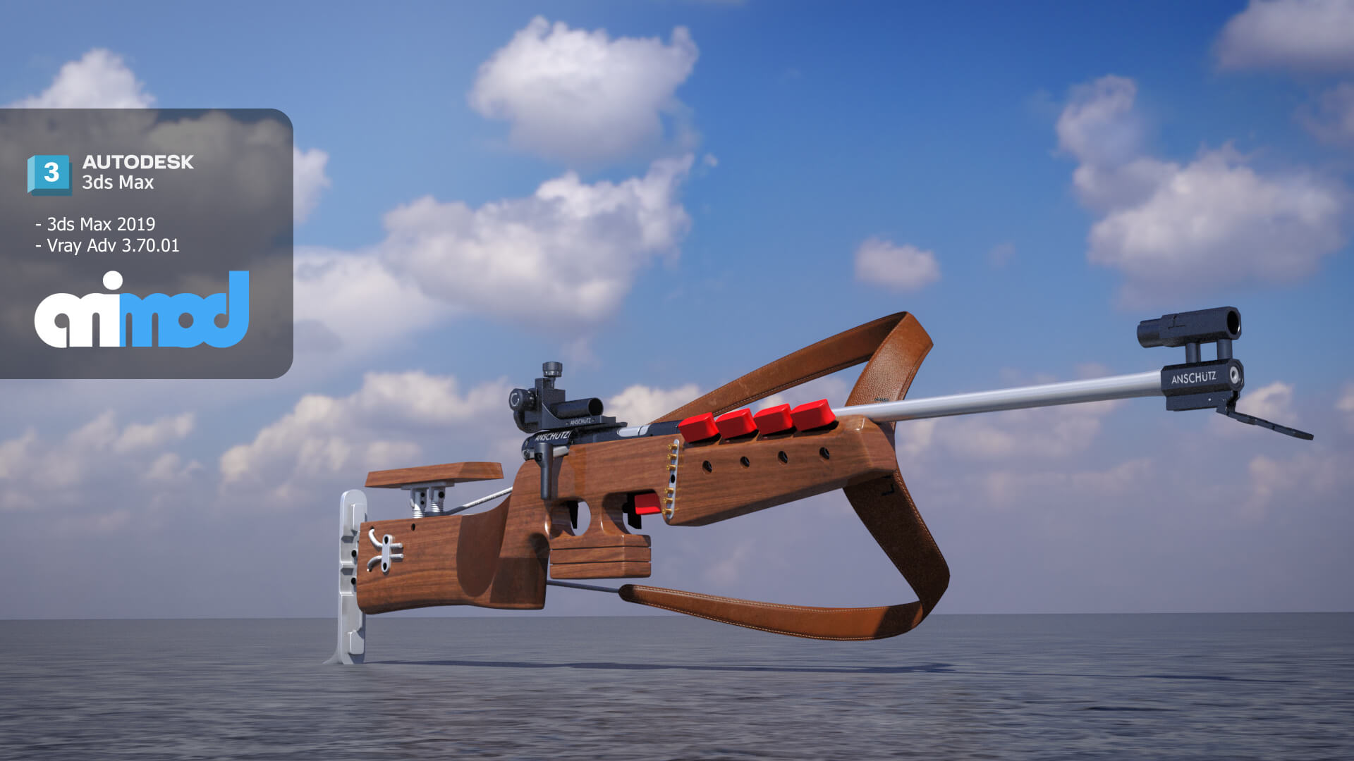 Biathlon Rifle - 3D Model by animod