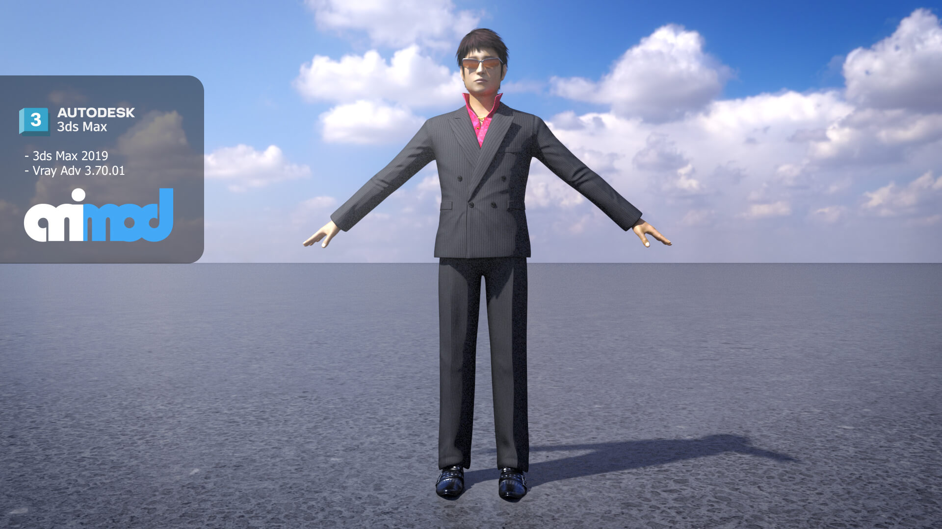 Boryokudan 0002 - 3D Model by animod