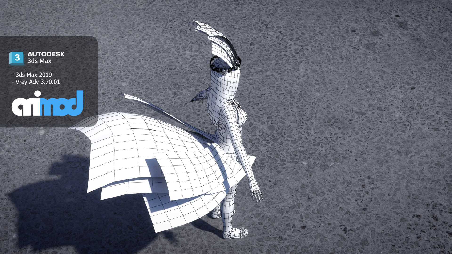 Brazilian Girl Samba Dancer - 3D Model by animod