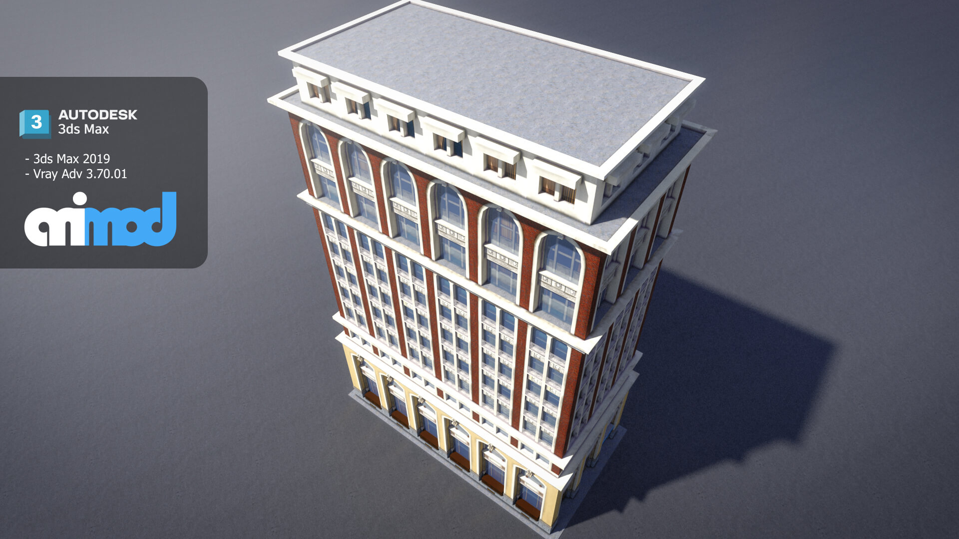 Business Building - 3D Model by animod