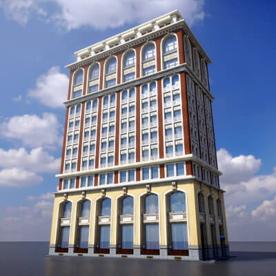 Business Building - 3D Model by animod