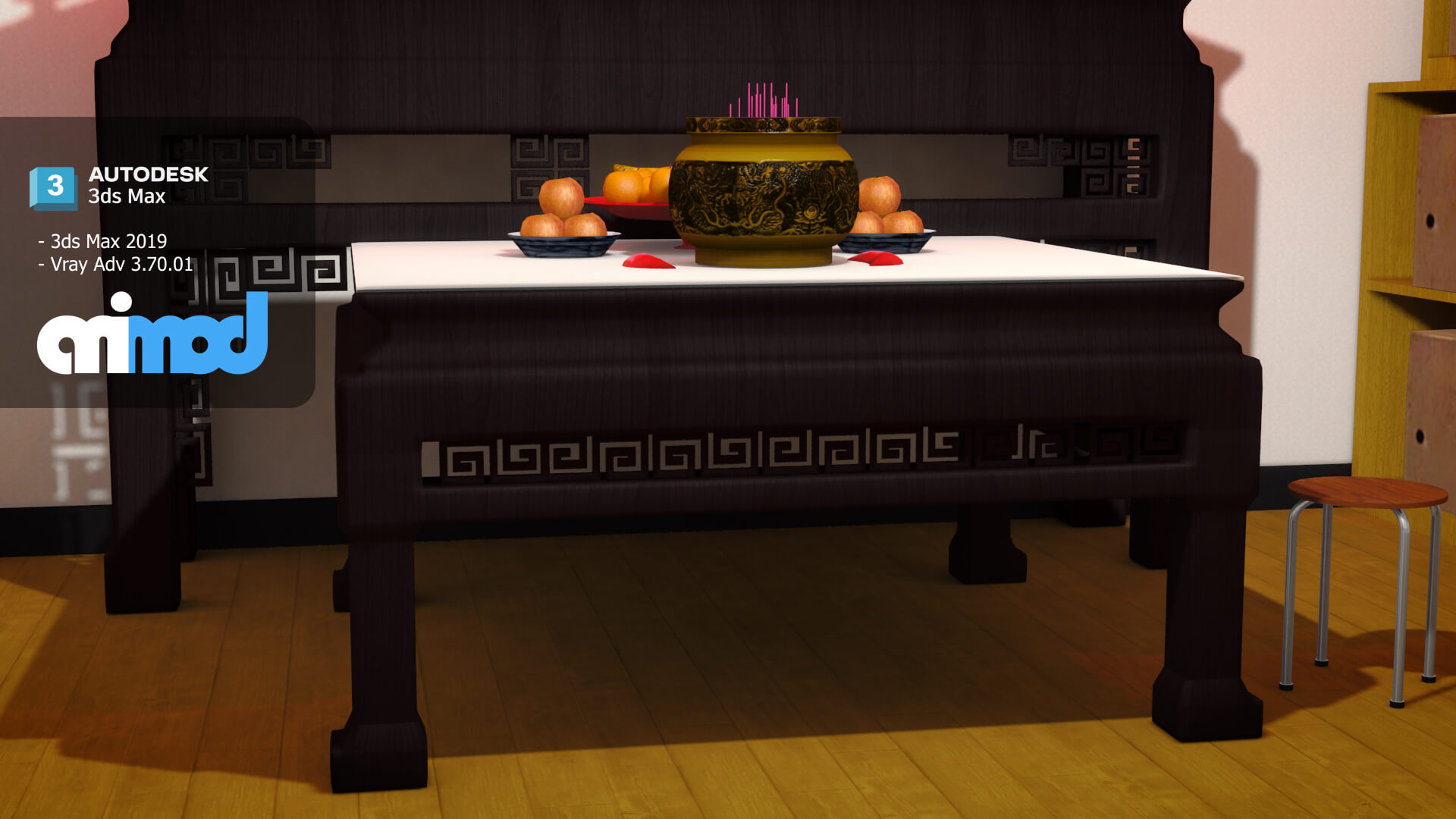 Chinese Altar - 3D Model by animod