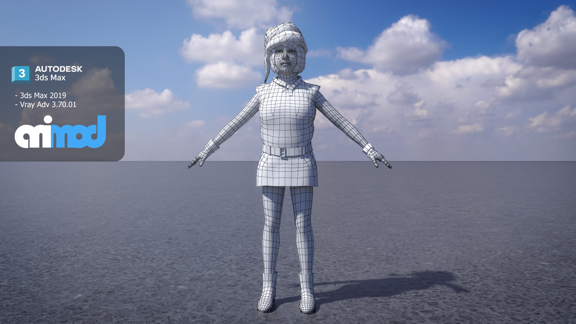 Christmas Elf 0009 - 3D Model by animod