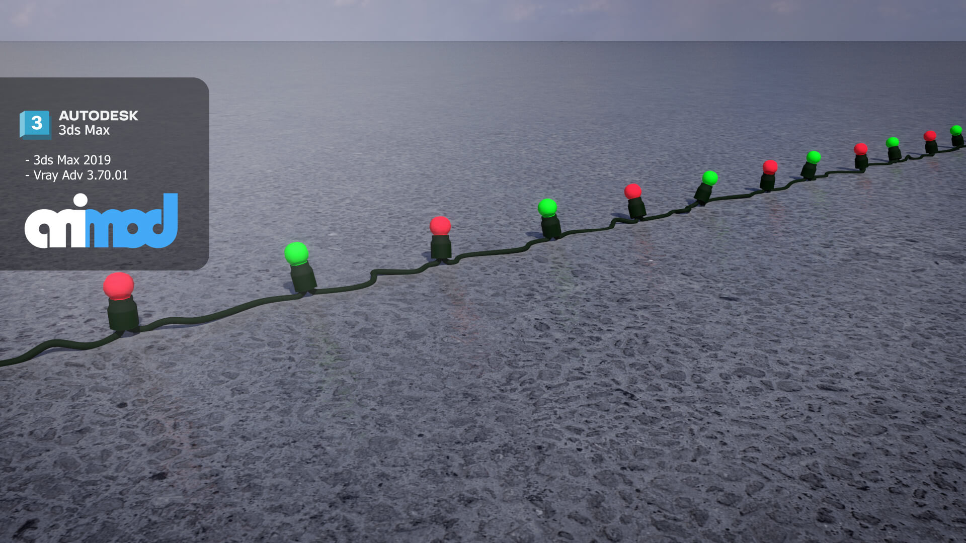 Christmas Light Bulb - 3D Model by animod
