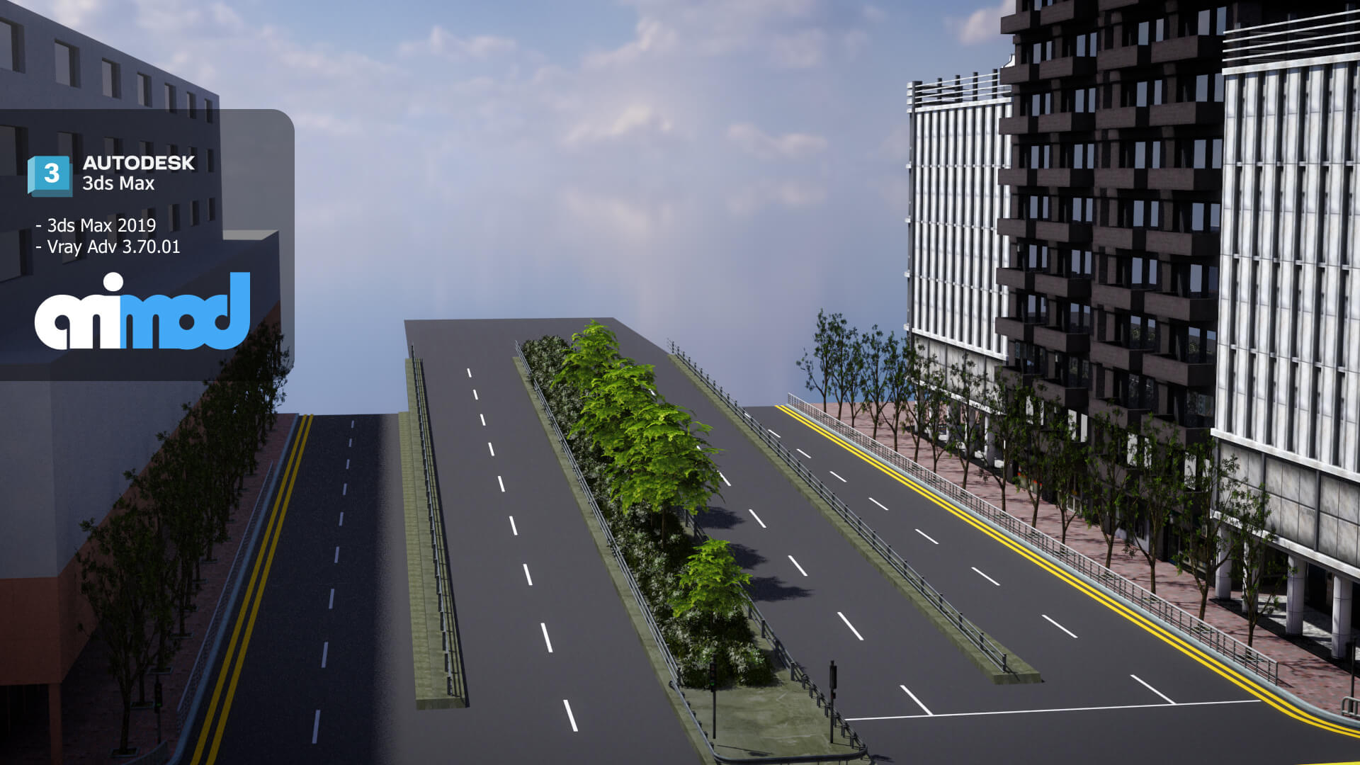 City Crossroads - 3D Model by animod