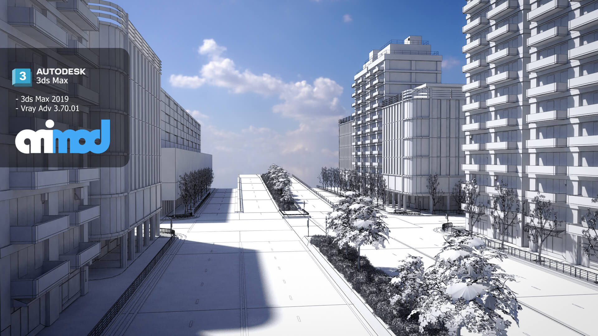 City Crossroads - 3D Model by animod