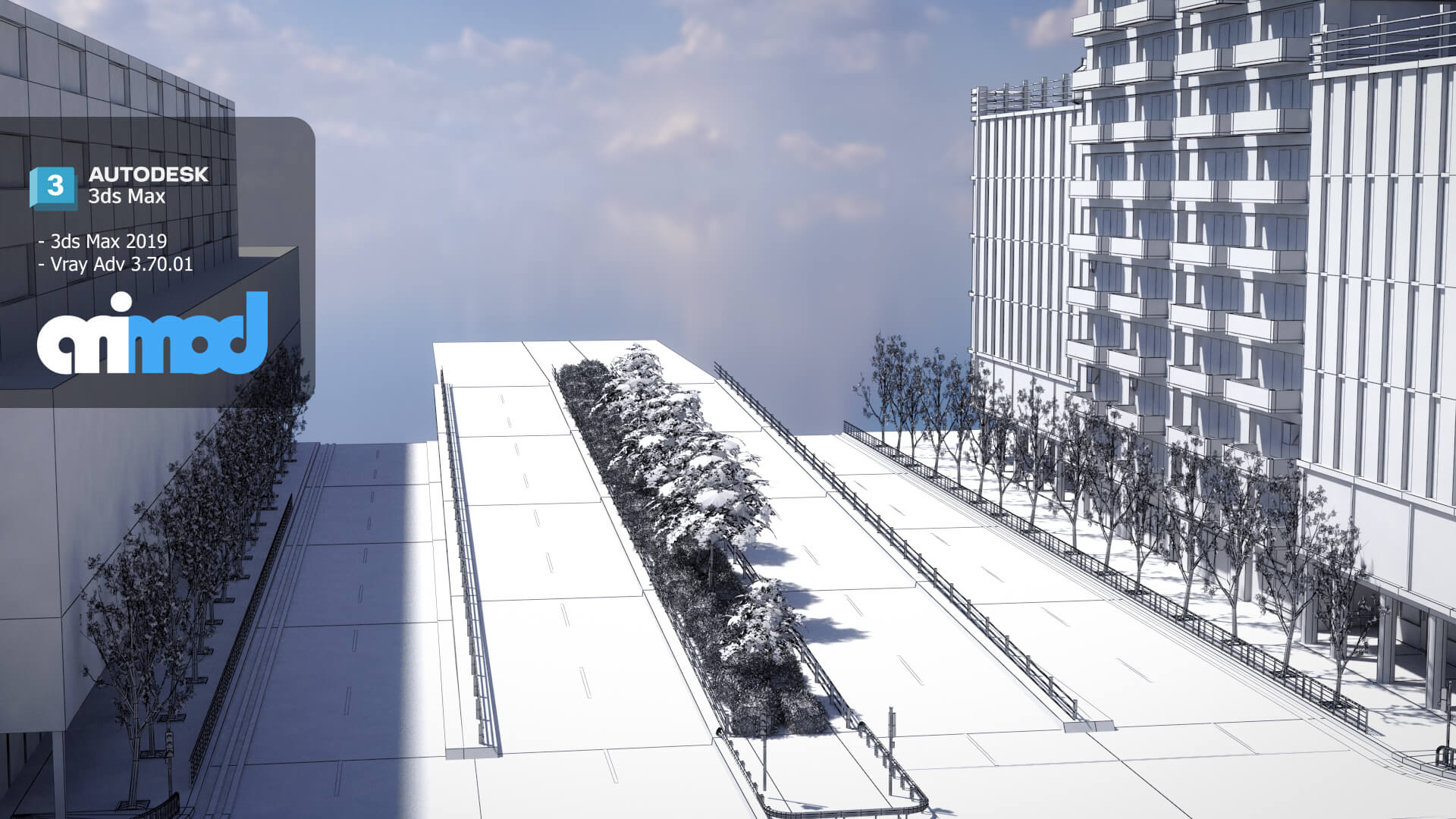 City Crossroads - 3D Model by animod