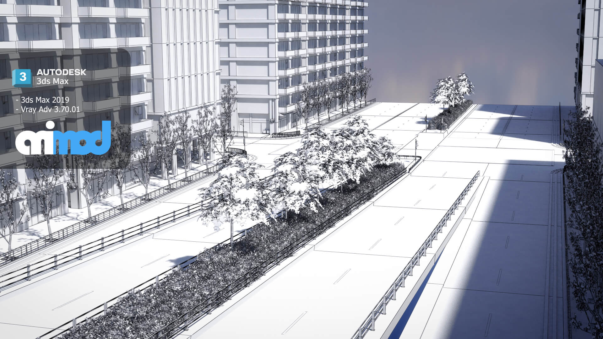 City Crossroads - 3D Model by animod