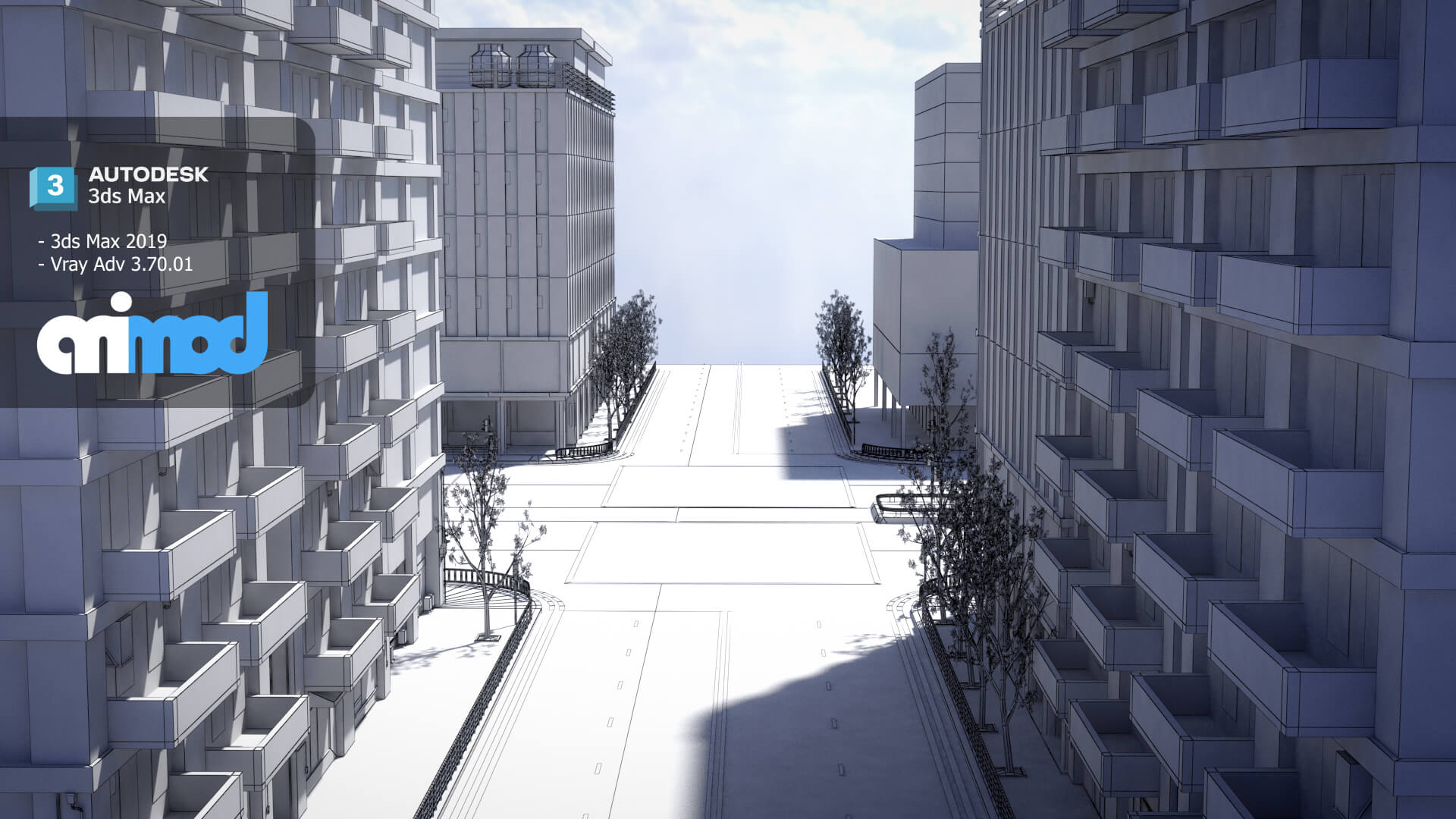 City Crossroads - 3D Model by animod