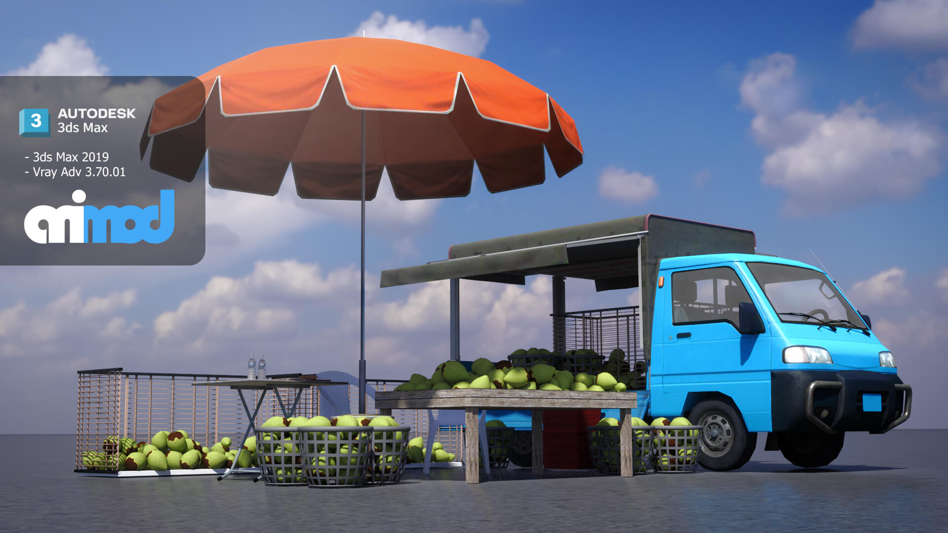 Coconut Truck - 3D Model by animod
