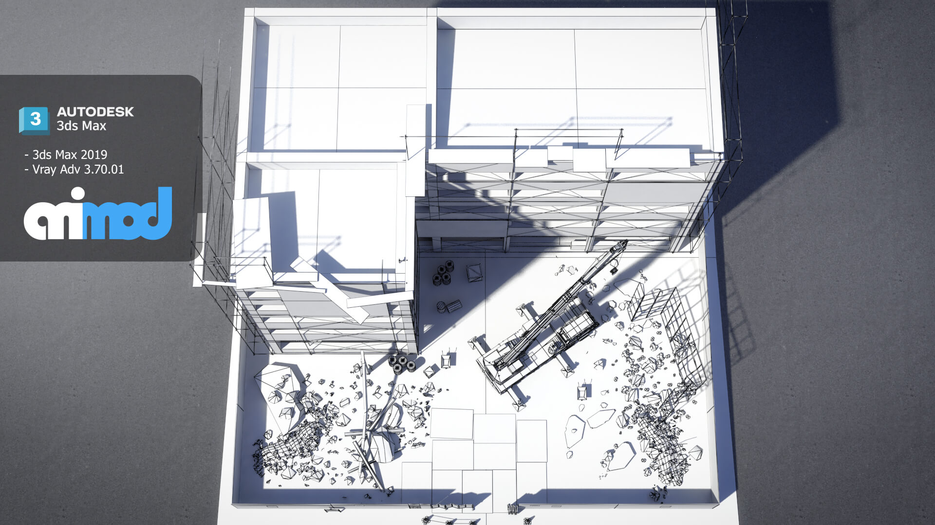 Construction Site - 3D Model by animod