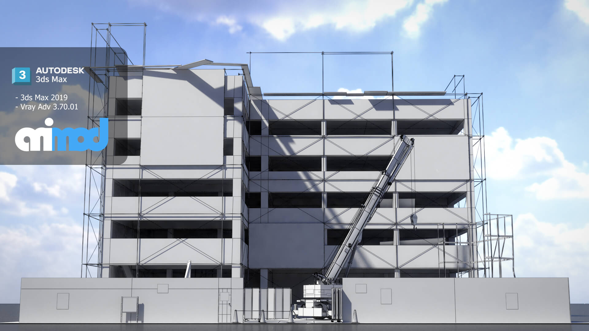Construction Site - 3D Model by animod