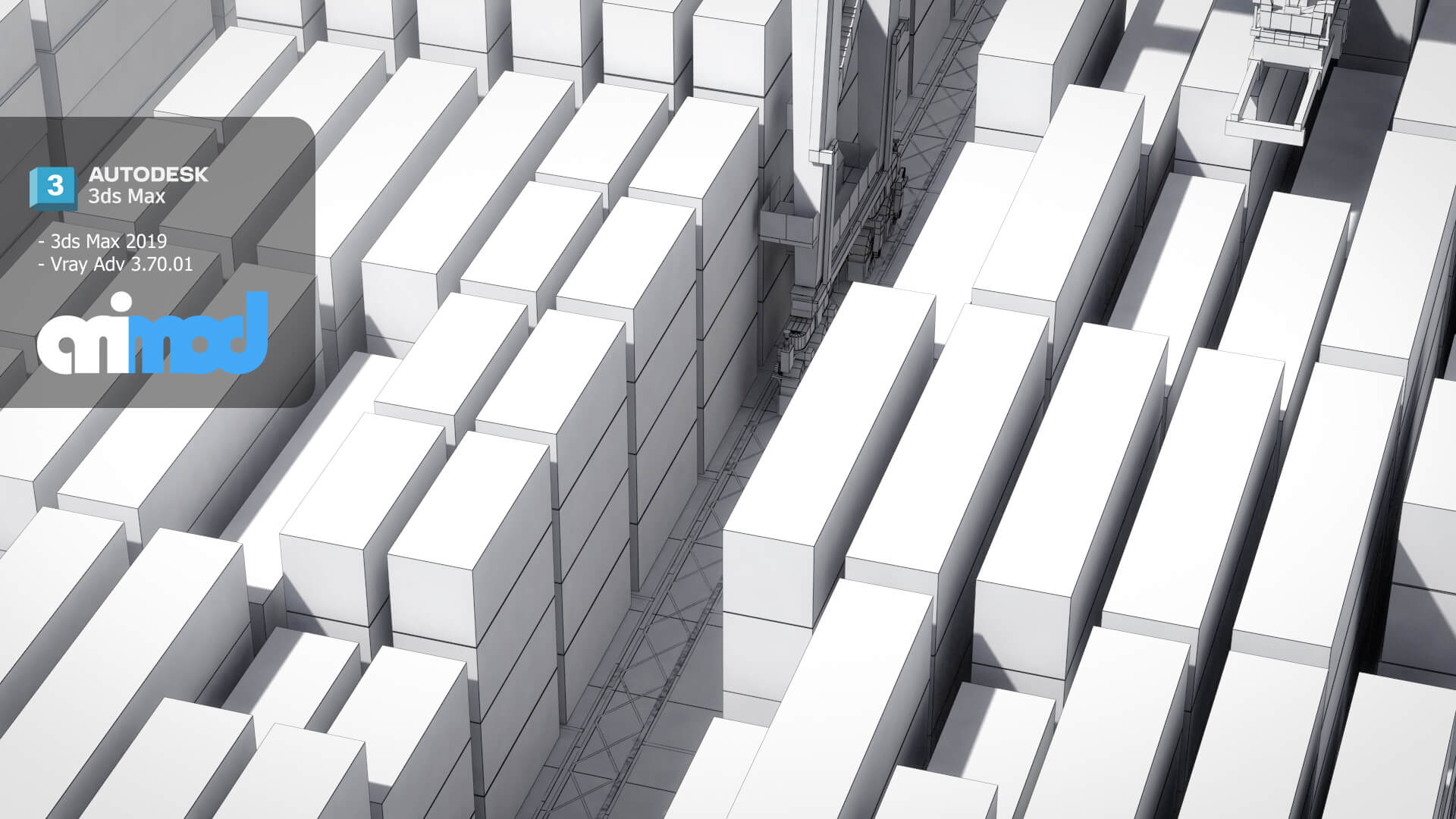 Container Yard - 3D Model by animod