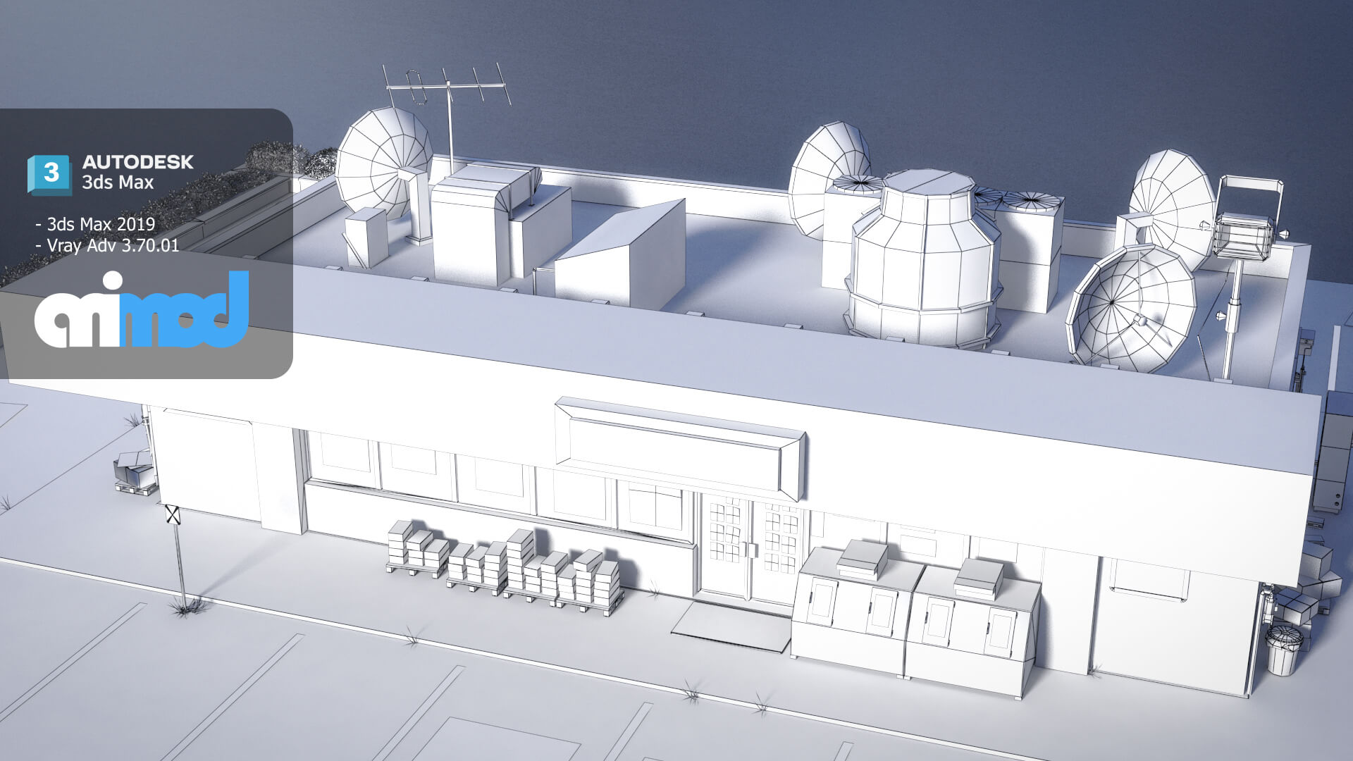 Convenience Store 0003 - 3D Model by animod