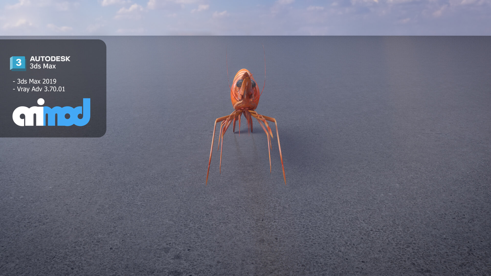 Cooked Shrimp - 3D Model by animod