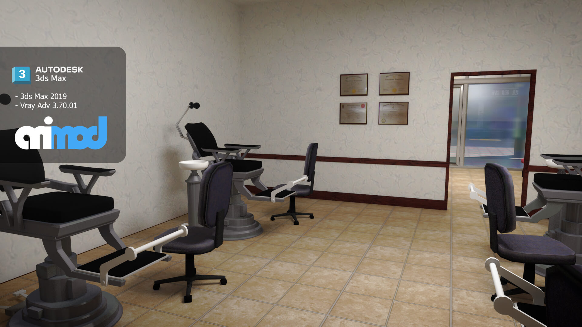 Dental Clinic - 3D Model by animod