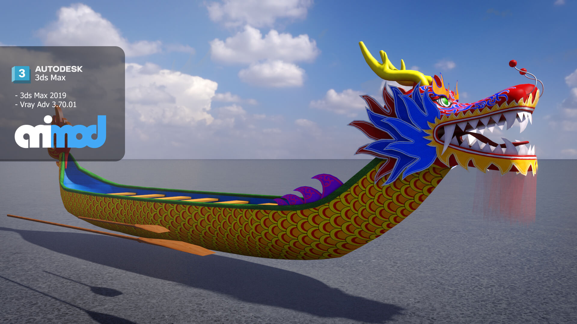 Dragon Boat Festival - 3D Model by animod