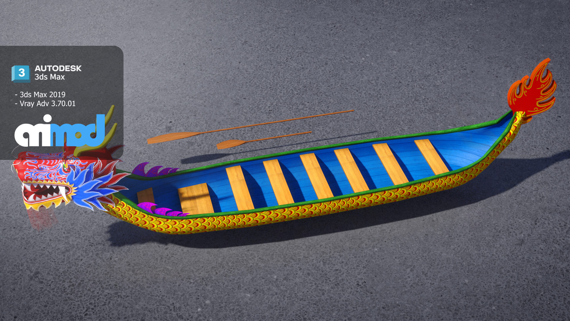 Dragon Boat Festival - 3D Model by animod