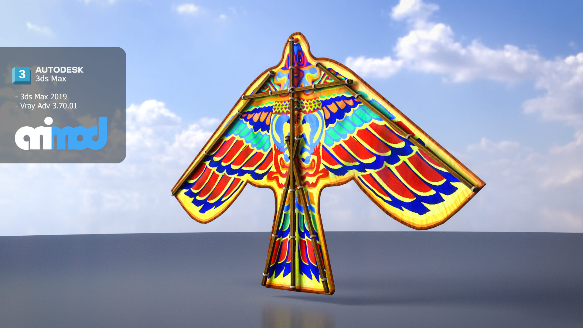 Eagle Kite Toys - 3D Model by animod