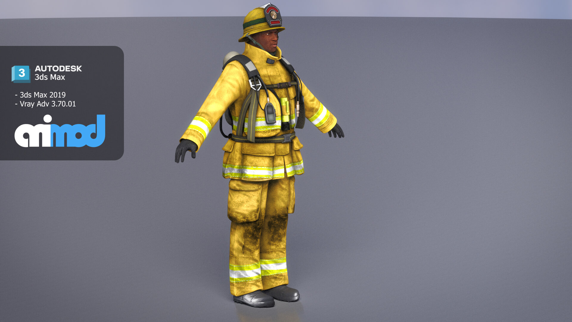 Firefighter Uniform - 3D Model by animod