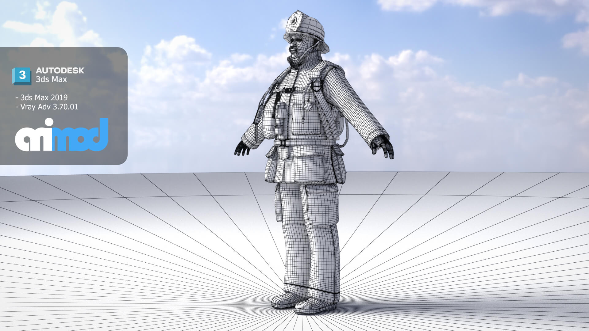 Firefighter Uniform - 3D Model by animod
