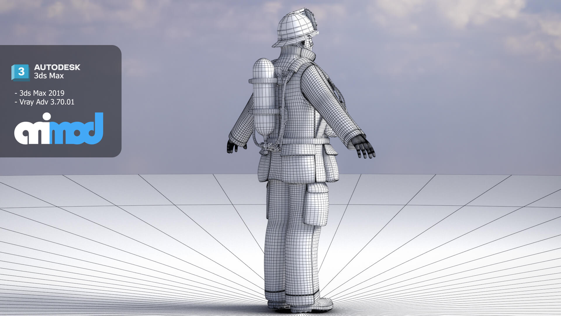 Firefighter Uniform - 3D Model by animod