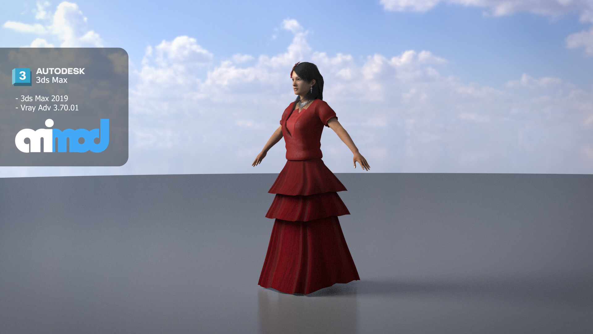 Flamenco Dancer - 3D Model by animod