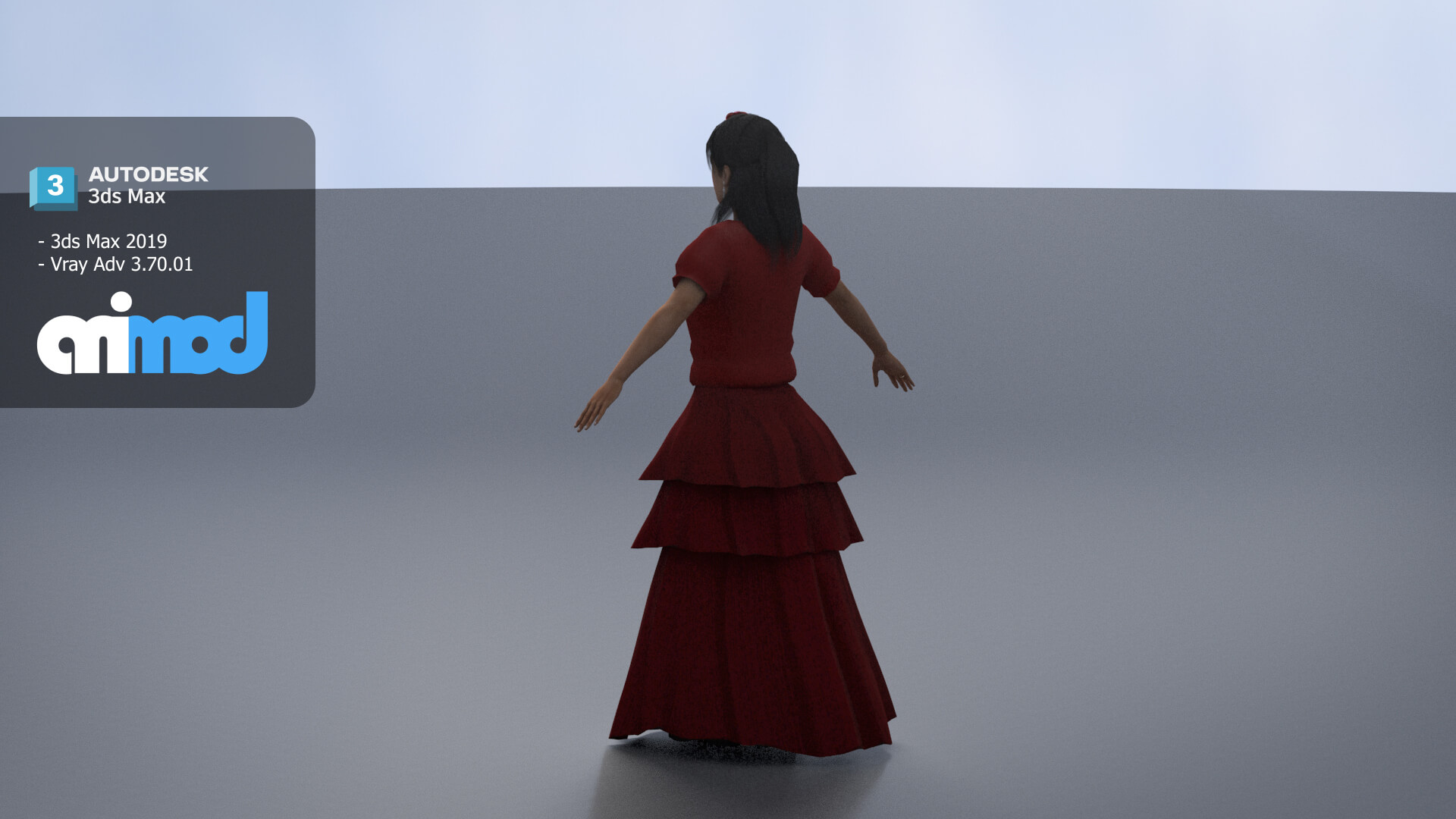 Flamenco Dancer - 3D Model by animod