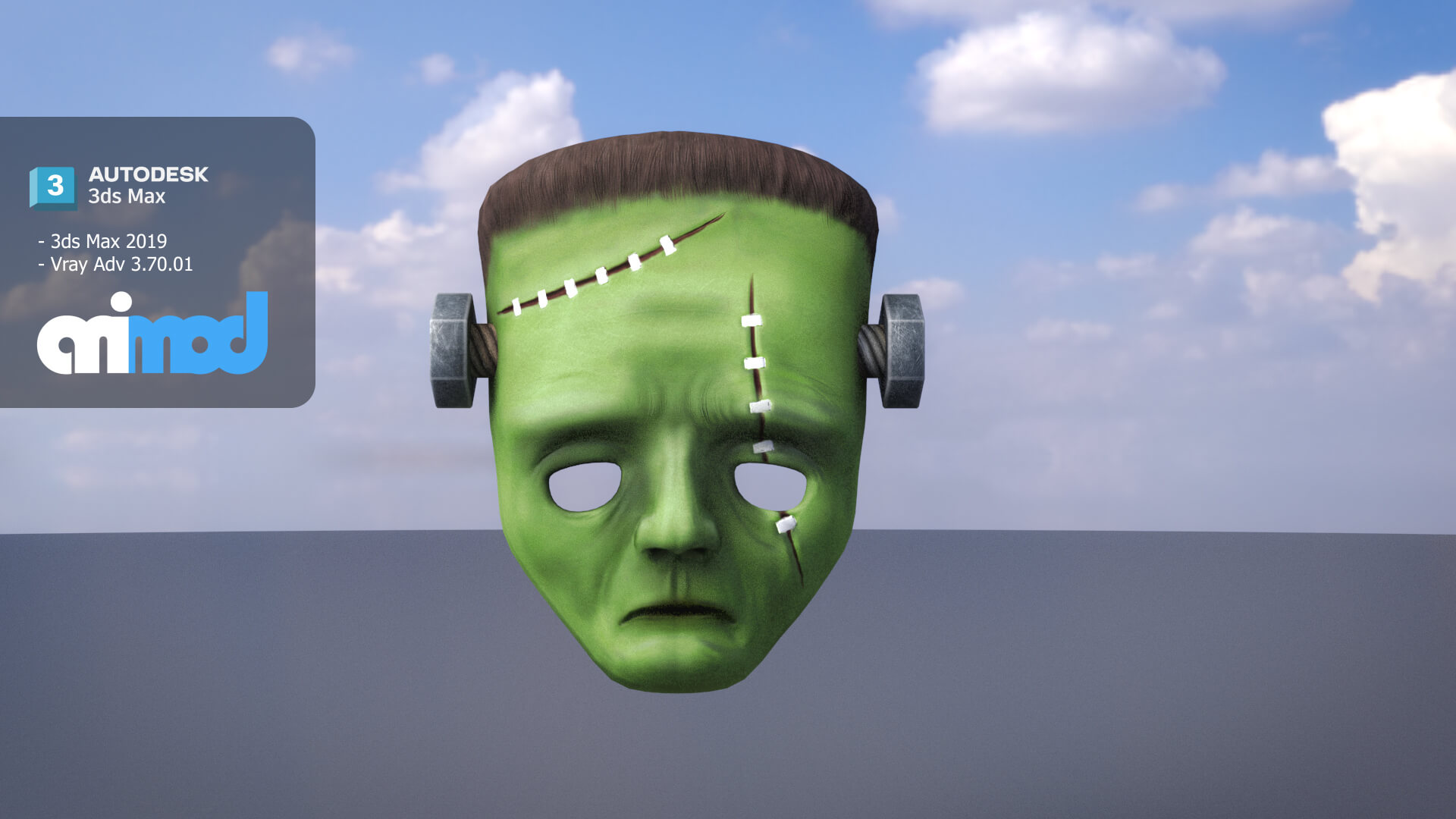 Frankenstein Mask - 3D Model by animod