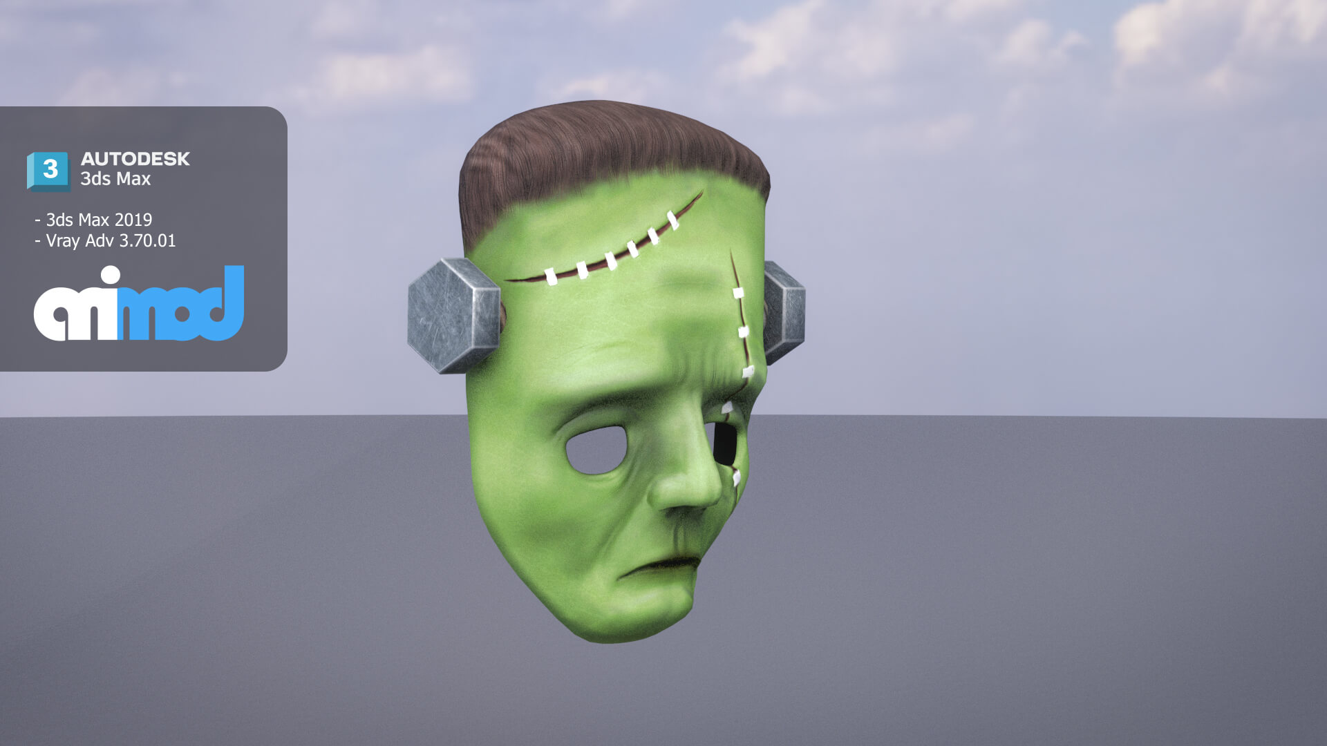 Frankenstein Mask - 3D Model by animod