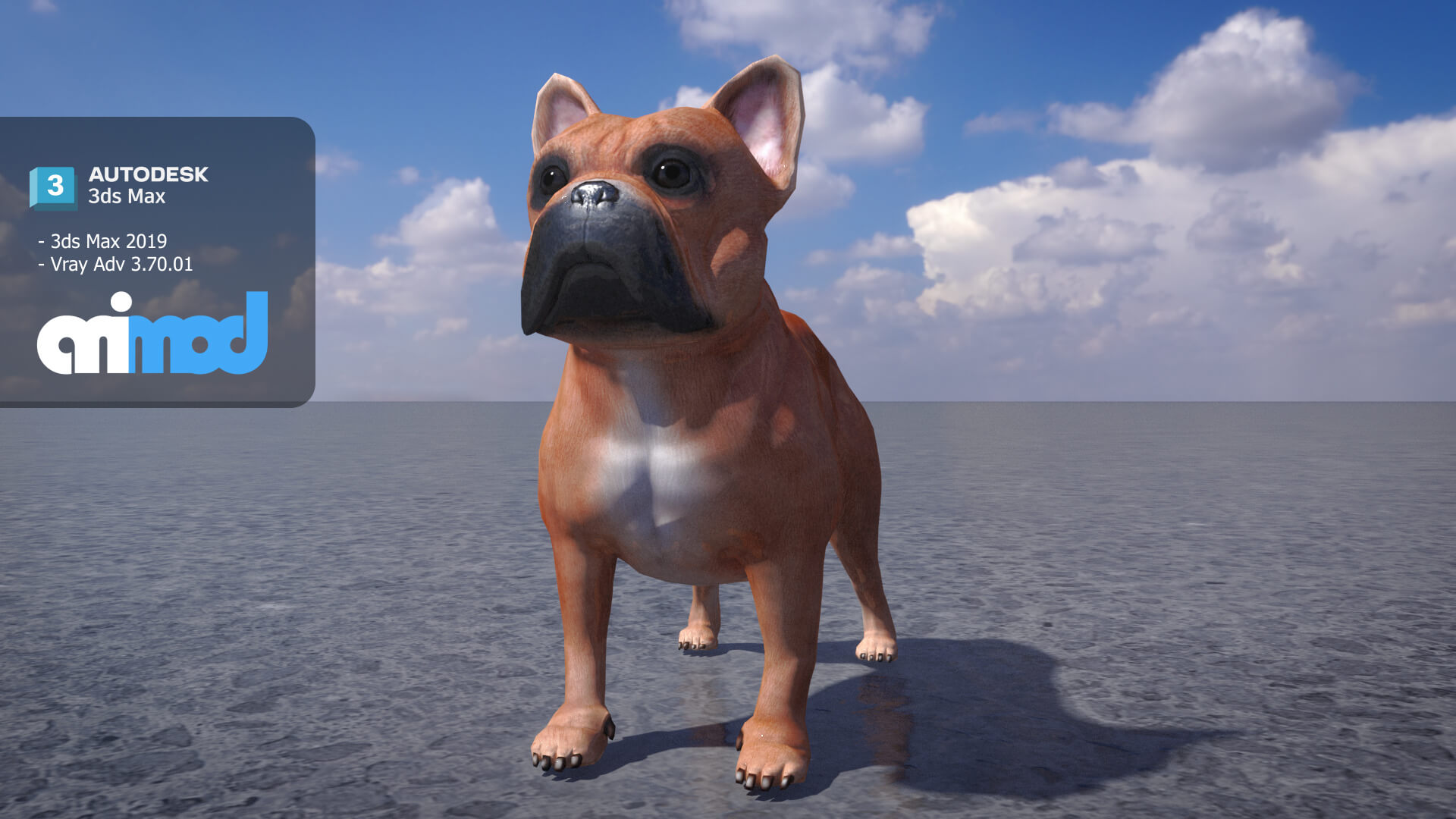 French Bulldog - 3D Model by animod