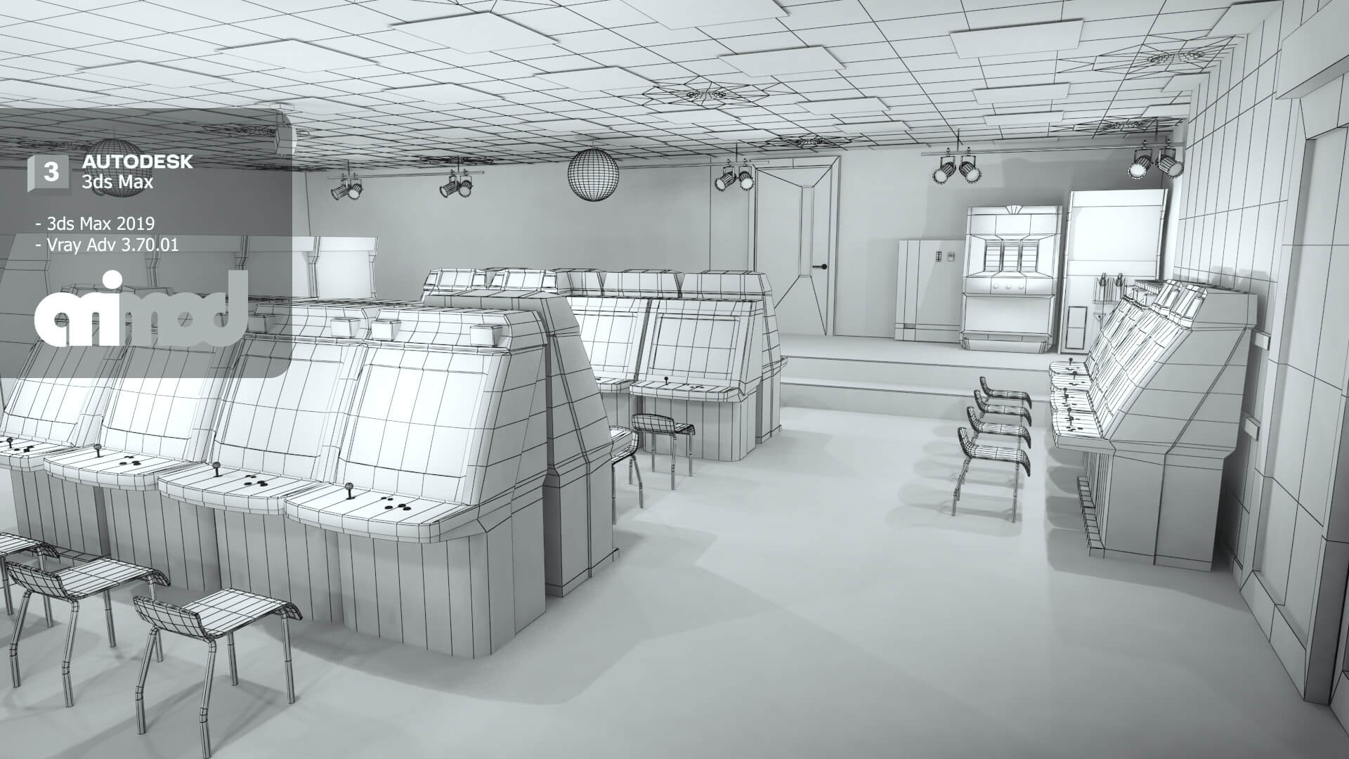 Game Arcade Center - 3D Model by animod