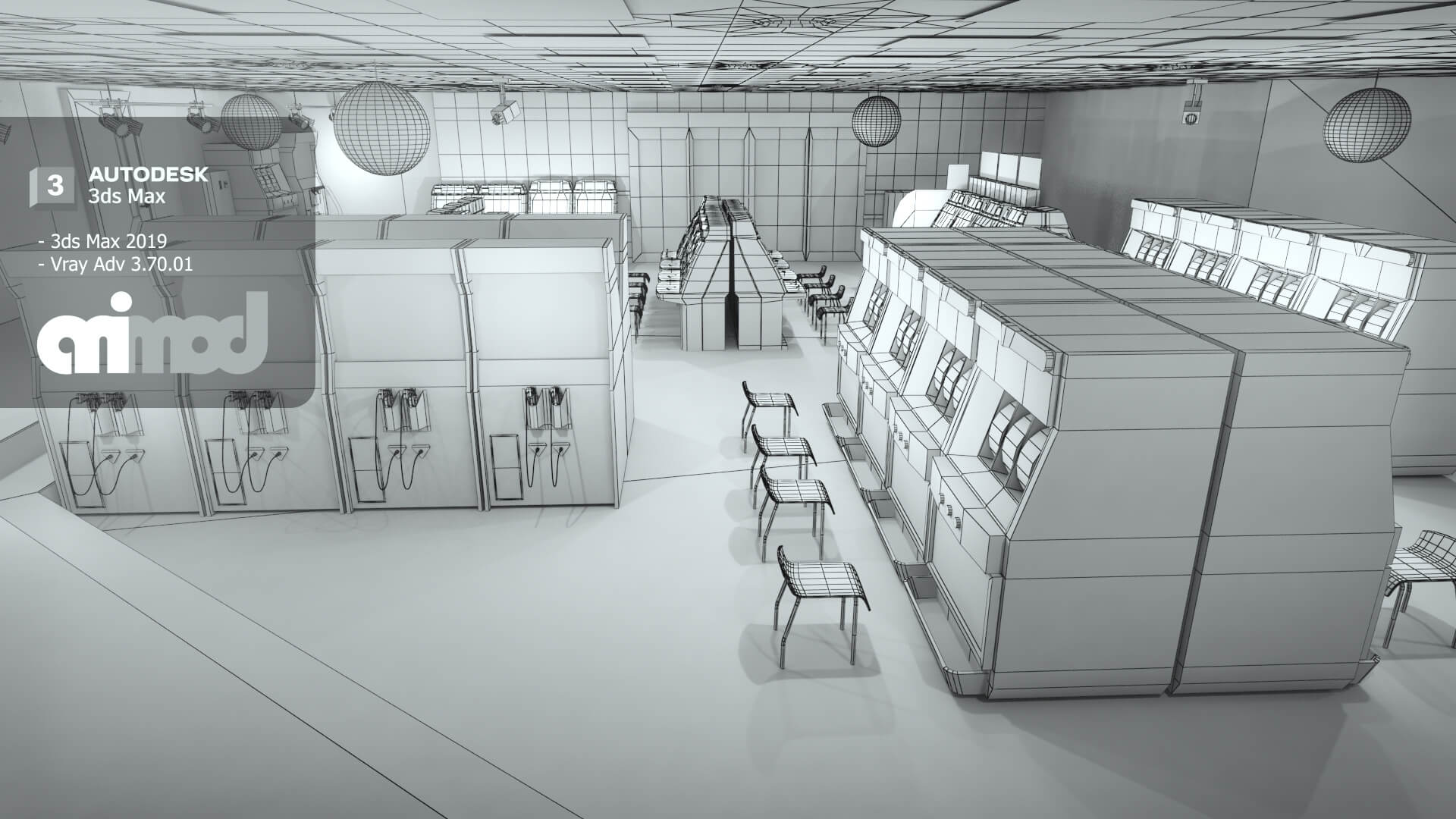 Game Arcade Center - 3D Model by animod