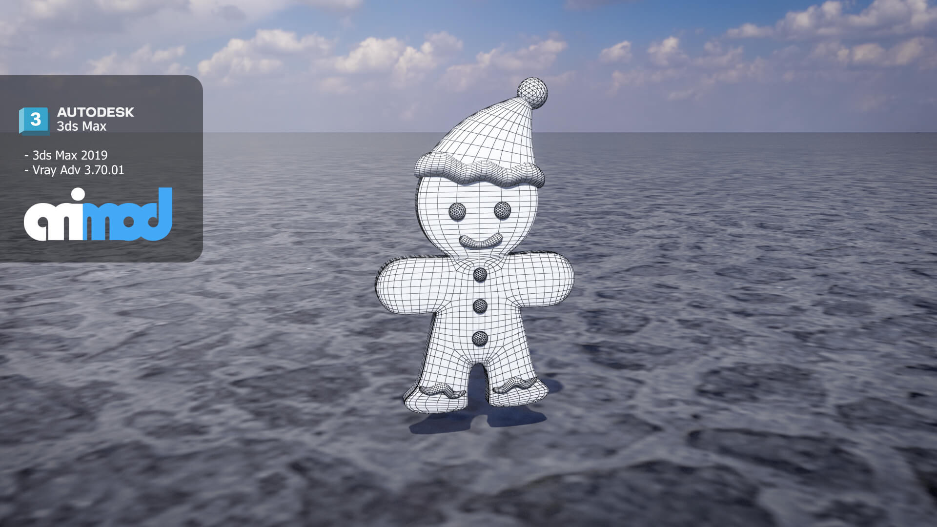 Ginger Bread Man - 3D Model by animod