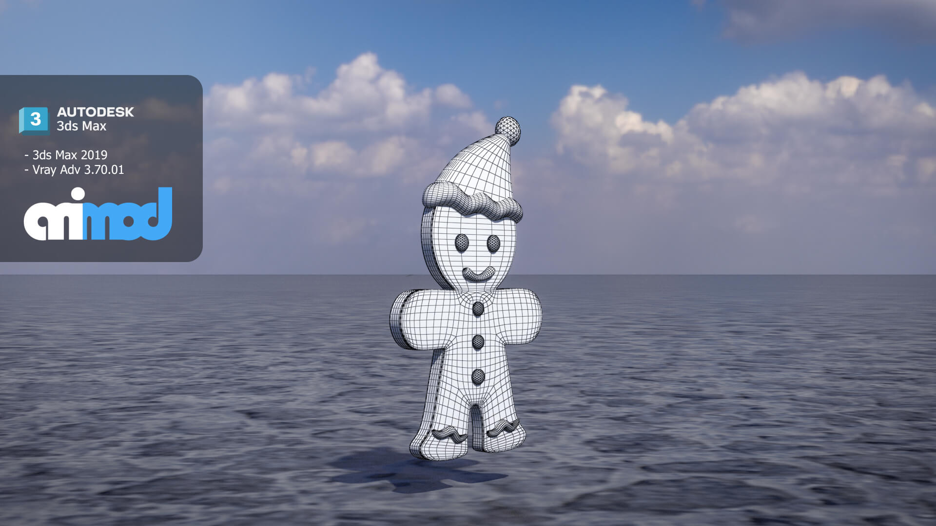 Ginger Bread Man - 3D Model by animod