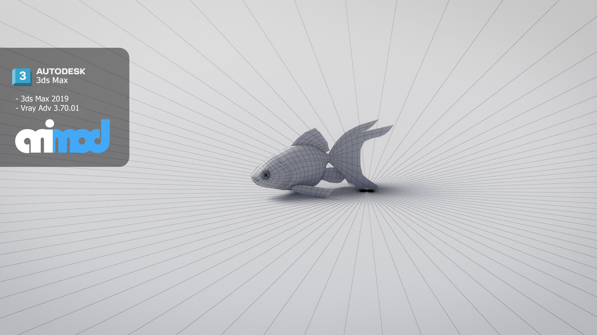 Gold Fish Animal - 3D Model by animod