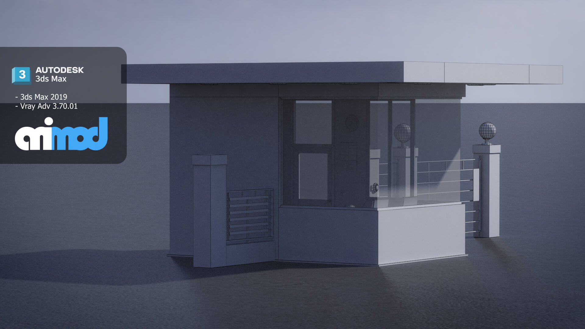 Guard Station - 3D Model by animod